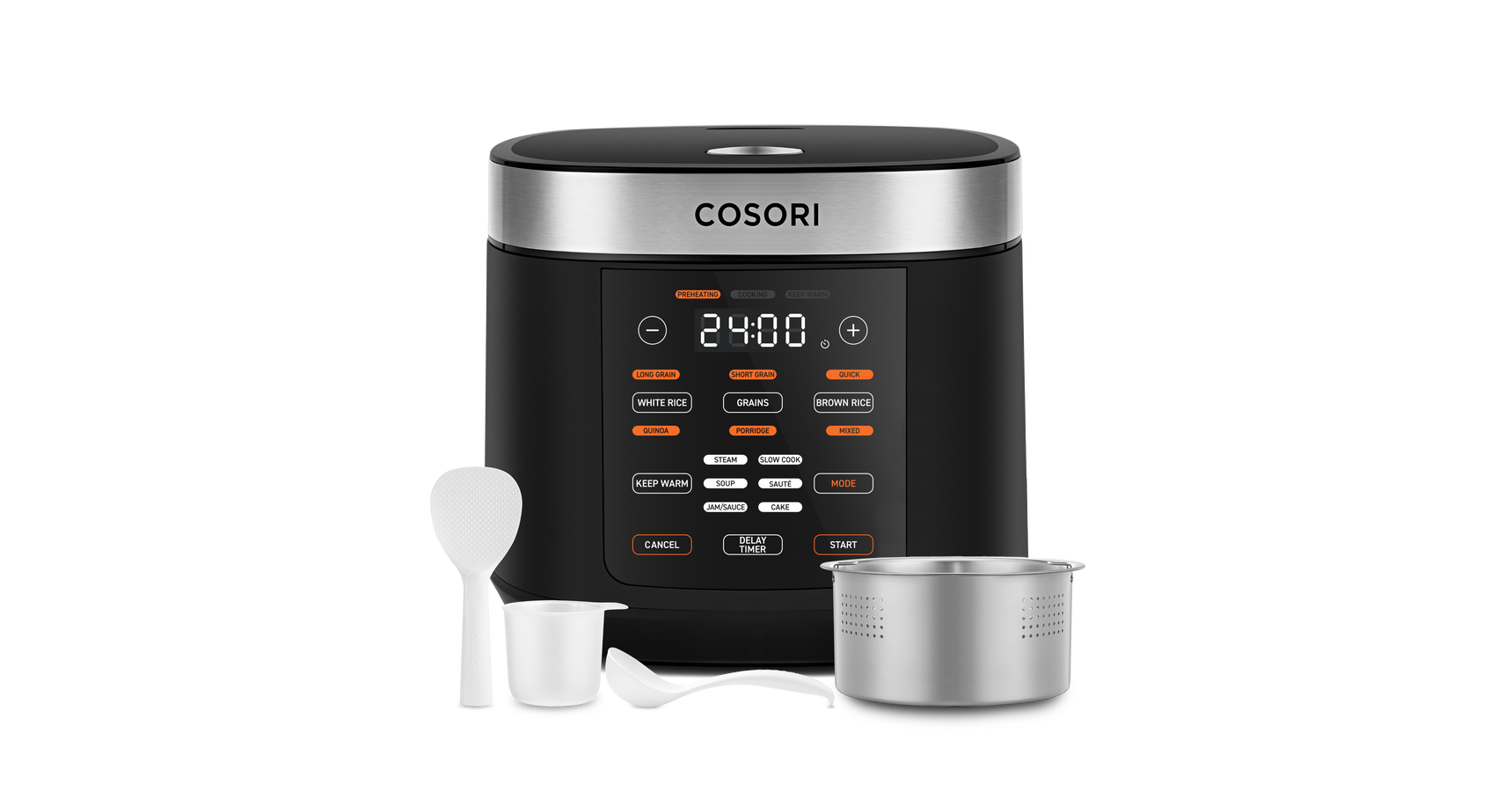 Cosori Slow Cooker Többfunkciós Rizsfőző (Fekete) - Cosori - GLOBY ...